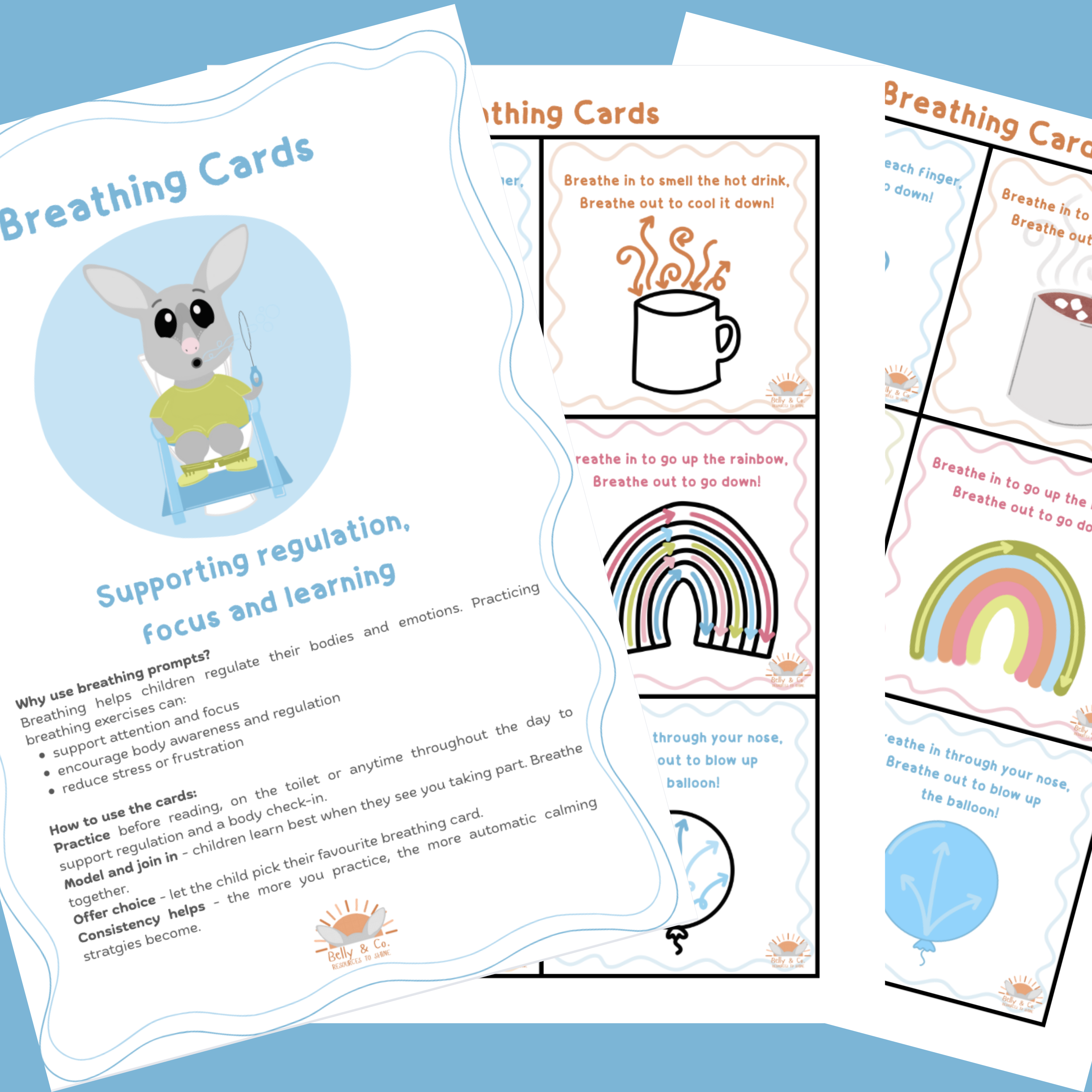 Belly's Breathing Cards – Belly and Co.